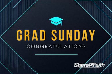 ShareFaith Media » Graduation Sunday Church Bumper Video – ShareFaith Media