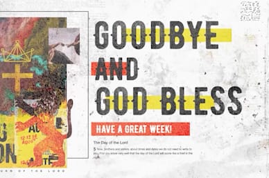 ShareFaith Media » Ready Or Not Goodbye Church Motion Graphic ...