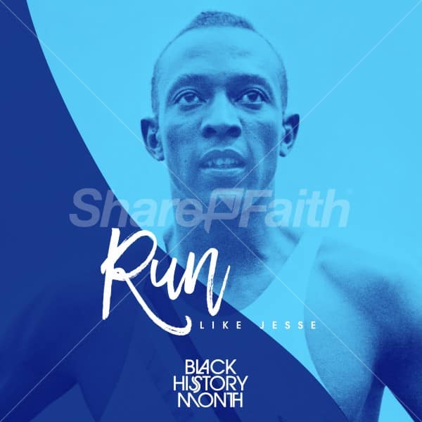 ShareFaith Media » Run Like Jesse Black History Month Social Media ...
