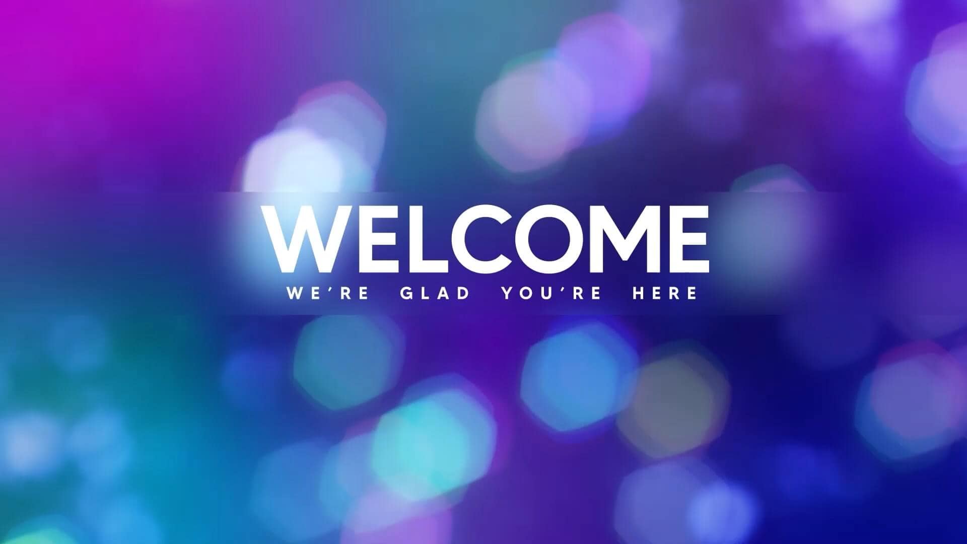 ShareFaith Media » Welcome Bokeh Lights Motion Graphics – ShareFaith Media