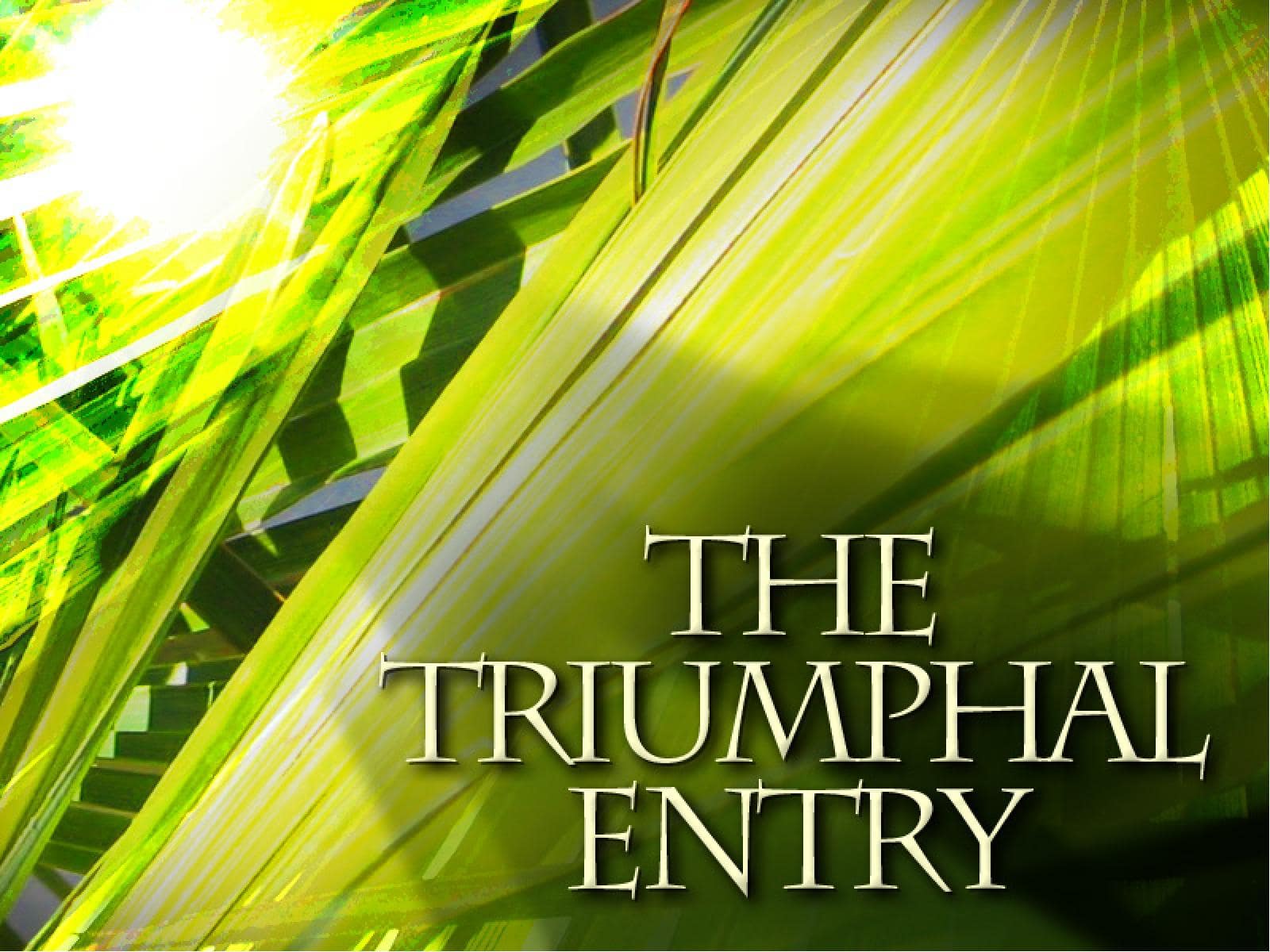 ShareFaith Media » The Triumphal Entry – ShareFaith Media