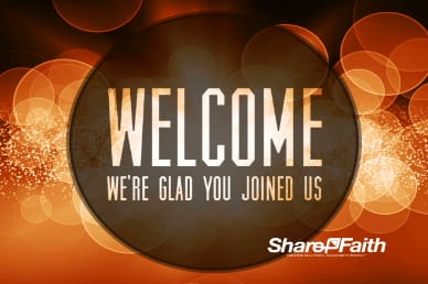 ShareFaith Media » Church Welcom Motion Screen Video Loop in Brown and ...