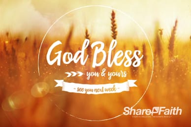 ShareFaith Media » Bless the Lord Christian Goodbye Video Loop ...