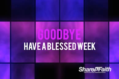 ShareFaith Media » Neon Square Abstract Goodbye Video Background ...