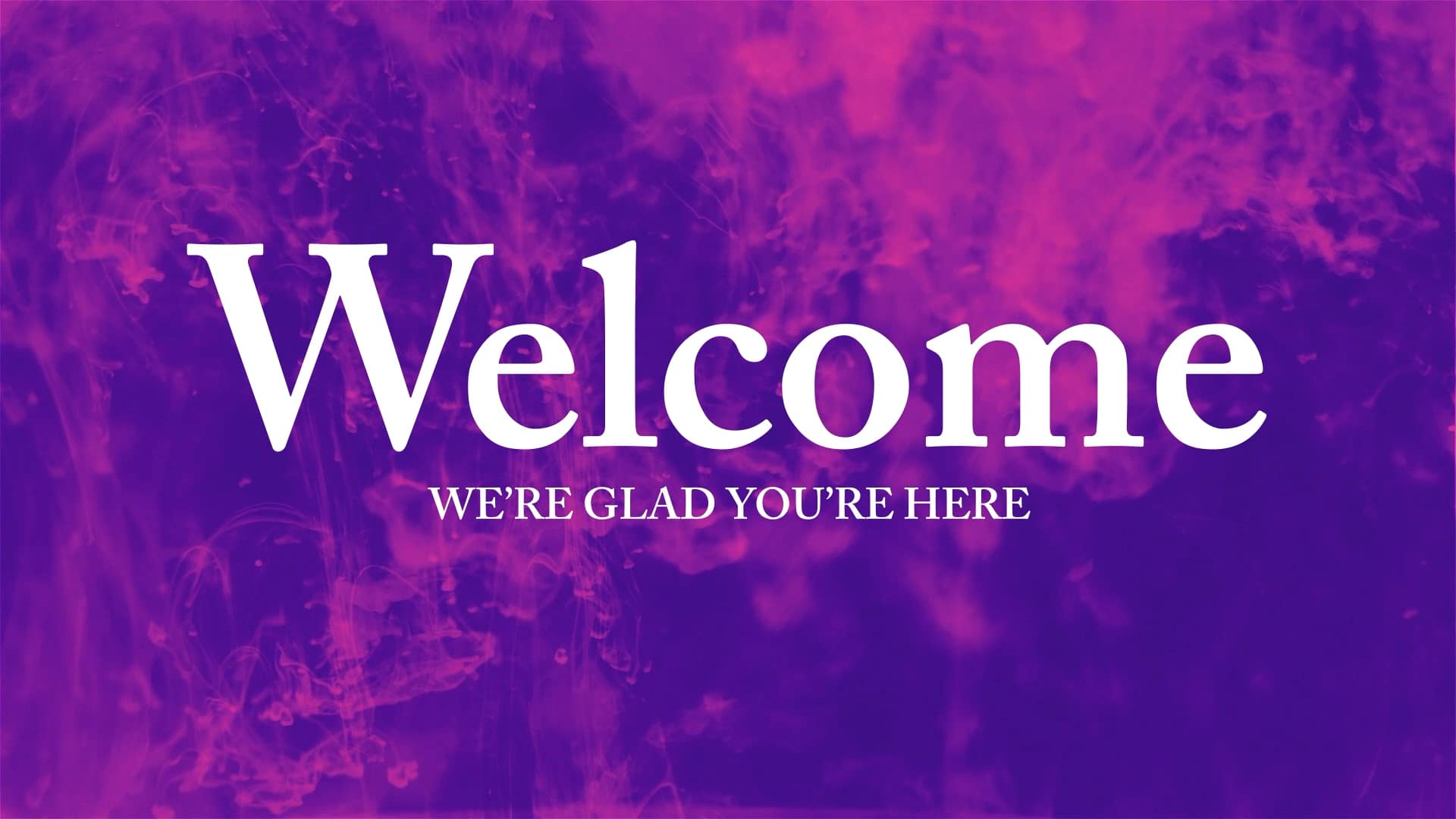 ShareFaith Media » Ink Drop Welcome Motion Graphics – ShareFaith Media