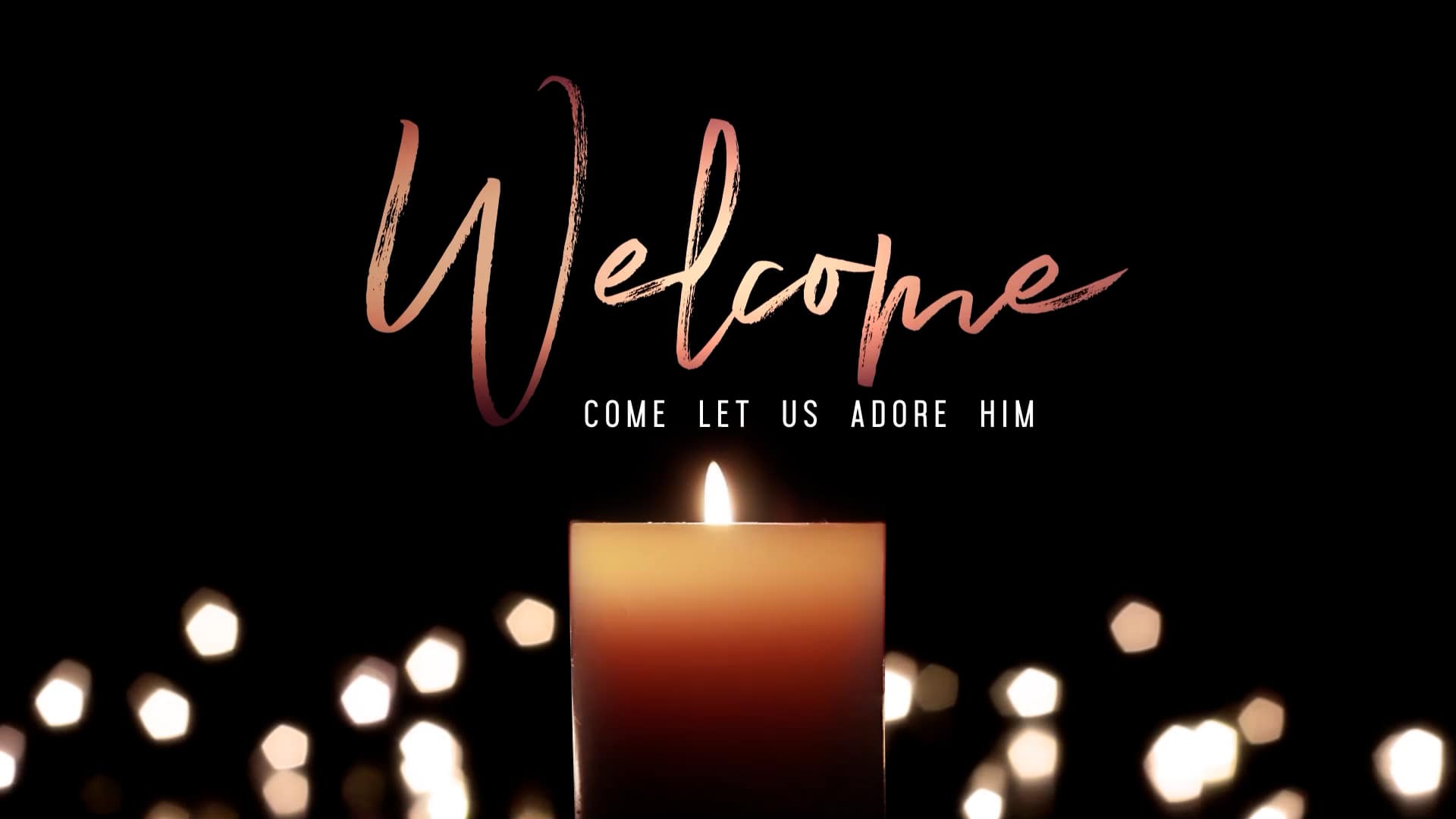 ShareFaith Media » Welcome Candlelight Christmas Church Motion Graphics ...