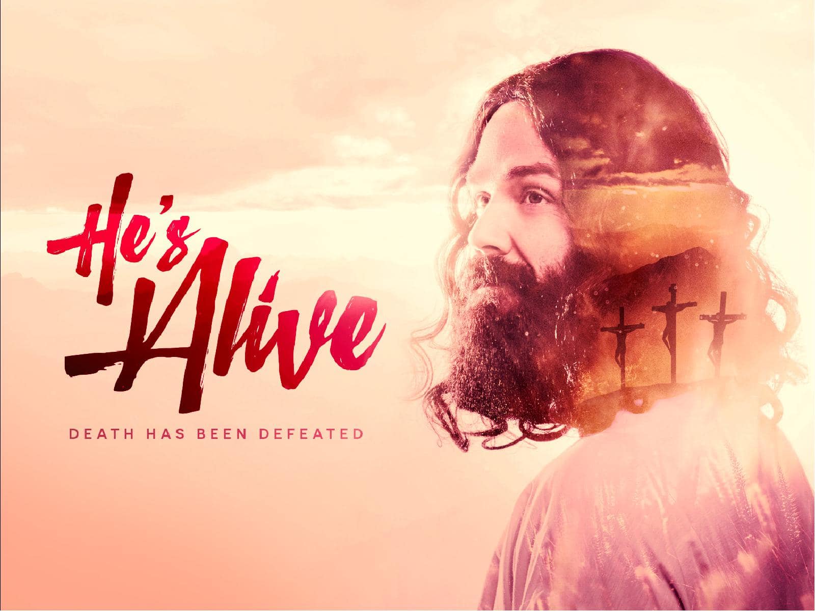 ShareFaith Media » He’s Alive Easter Church PowerPoint – ShareFaith Media