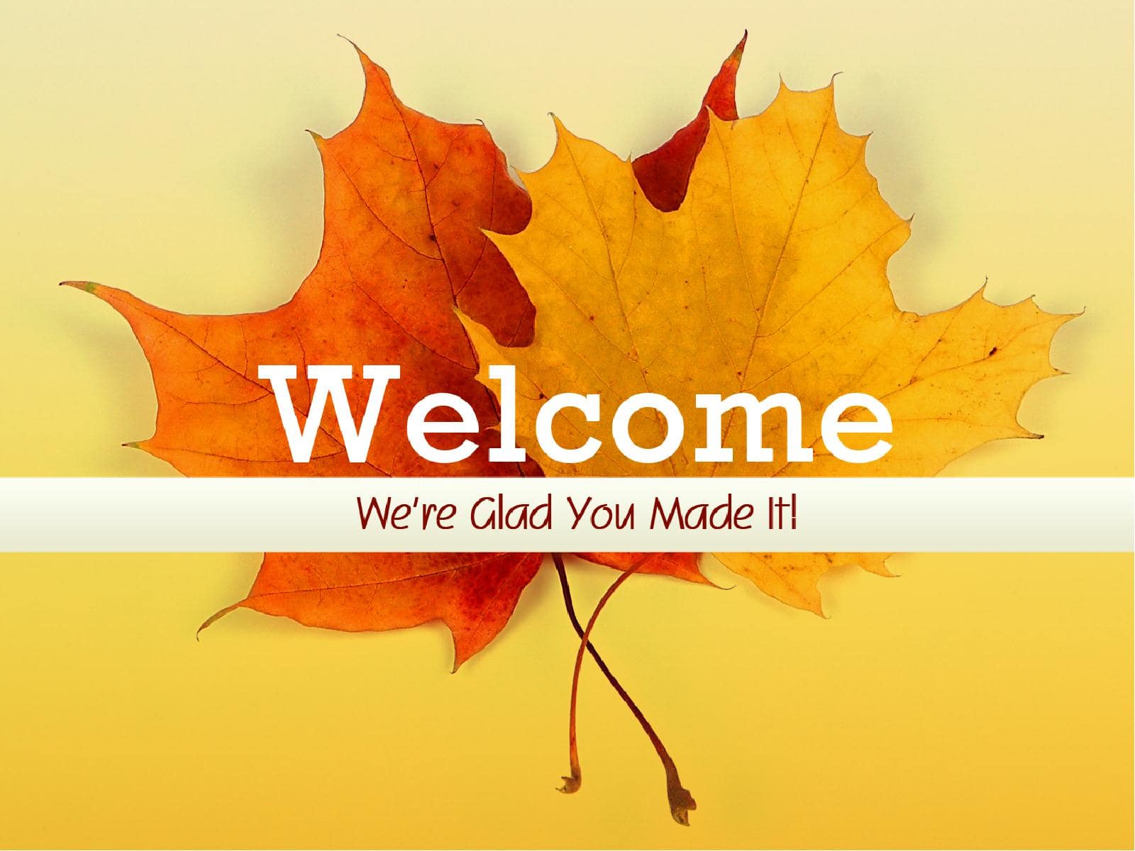 ShareFaith Media » Welcome Fall Sermon PowerPoint – ShareFaith Media