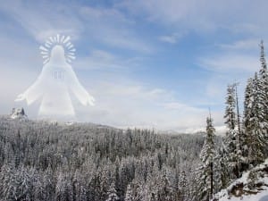 ShareFaith Media » Winter Mountain Landscape with Jesus Accent ...