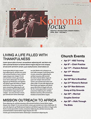 Church Newsletters | ShareFaith Media