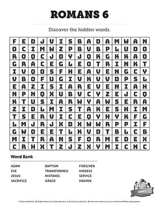 Church Word Search Puzzles | ShareFaith Media