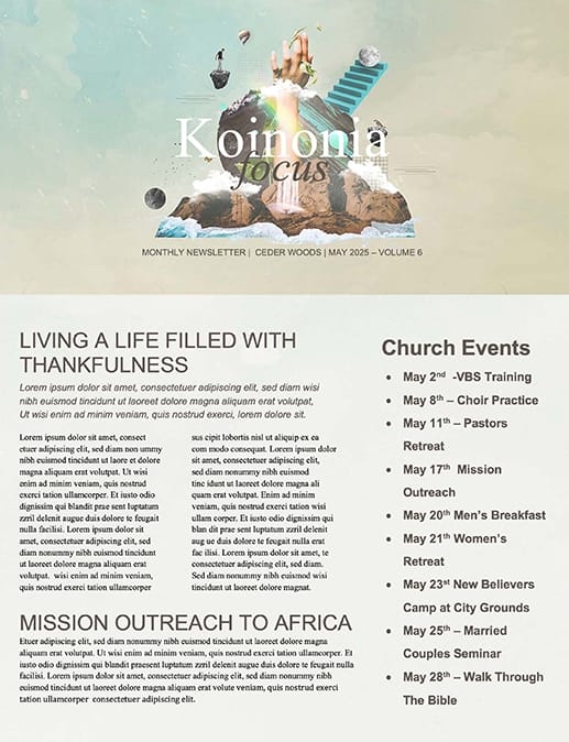 Church Newsletters | Page 10 | ShareFaith Media