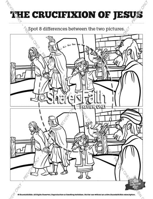 crucifixtion coloring pages