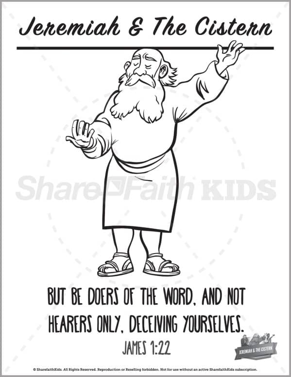 bible coloring pages on jeremiah