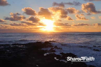 ShareFaith Media » Tropical Sunrise Ocean Worship Motion Background ...