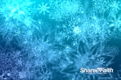 ShareFaith Media » Crystal Snowflakes Christmas Particles Worship Video ...