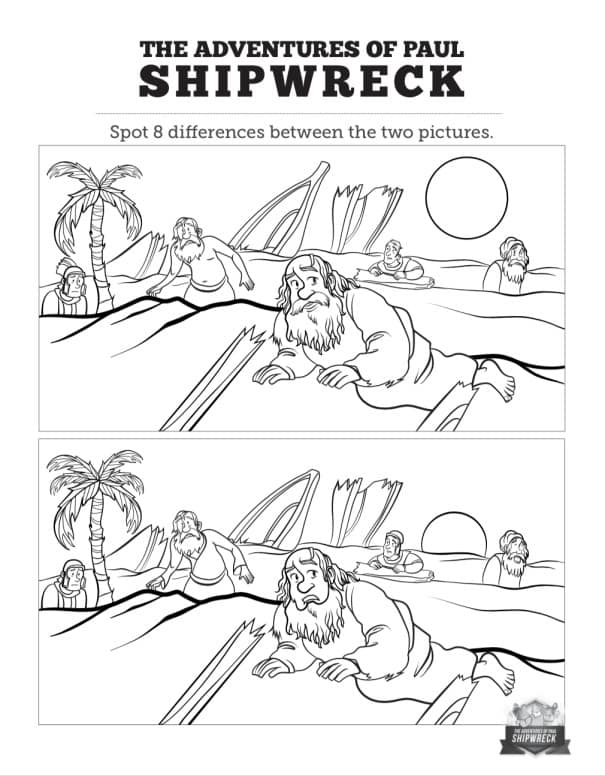 ShareFaith Media » Acts 27 Shipwreck Spot the Differences – ShareFaith ...