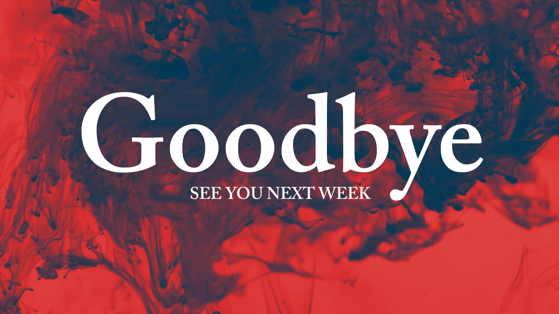 ShareFaith Media » Ink Drop Goodbye Motion Graphics – ShareFaith Media