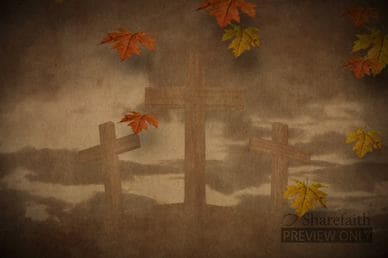 ShareFaith Media » Falling Leaves and Cross Motion Video – ShareFaith Media