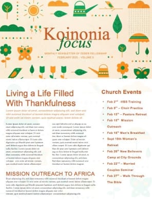 ShareFaith Media » Spring Forward Church Newsletter – ShareFaith Media