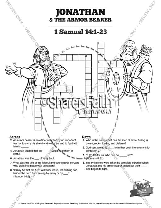 ShareFaith Media » Jonathan And His Armor Bearer Sunday School ...