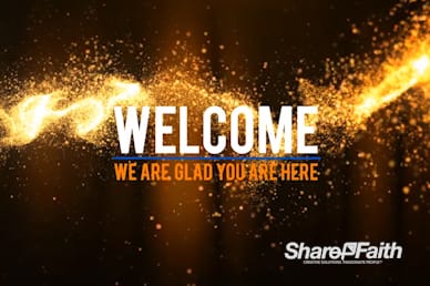 ShareFaith Media » Light Particle Wave Welcome Church Video Loop ...