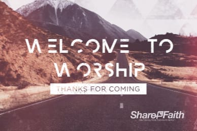 ShareFaith Media » Journey With Christ Welcome Motion Graphic ...