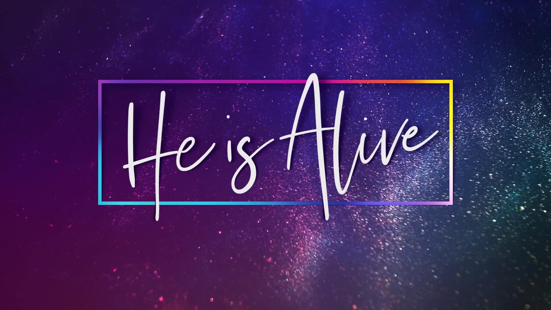 ShareFaith Media » He Is Alive Shimmer Church Motion Graphics ...