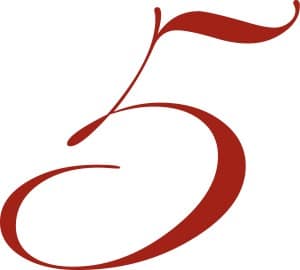 Fancy Number 5 Fonts